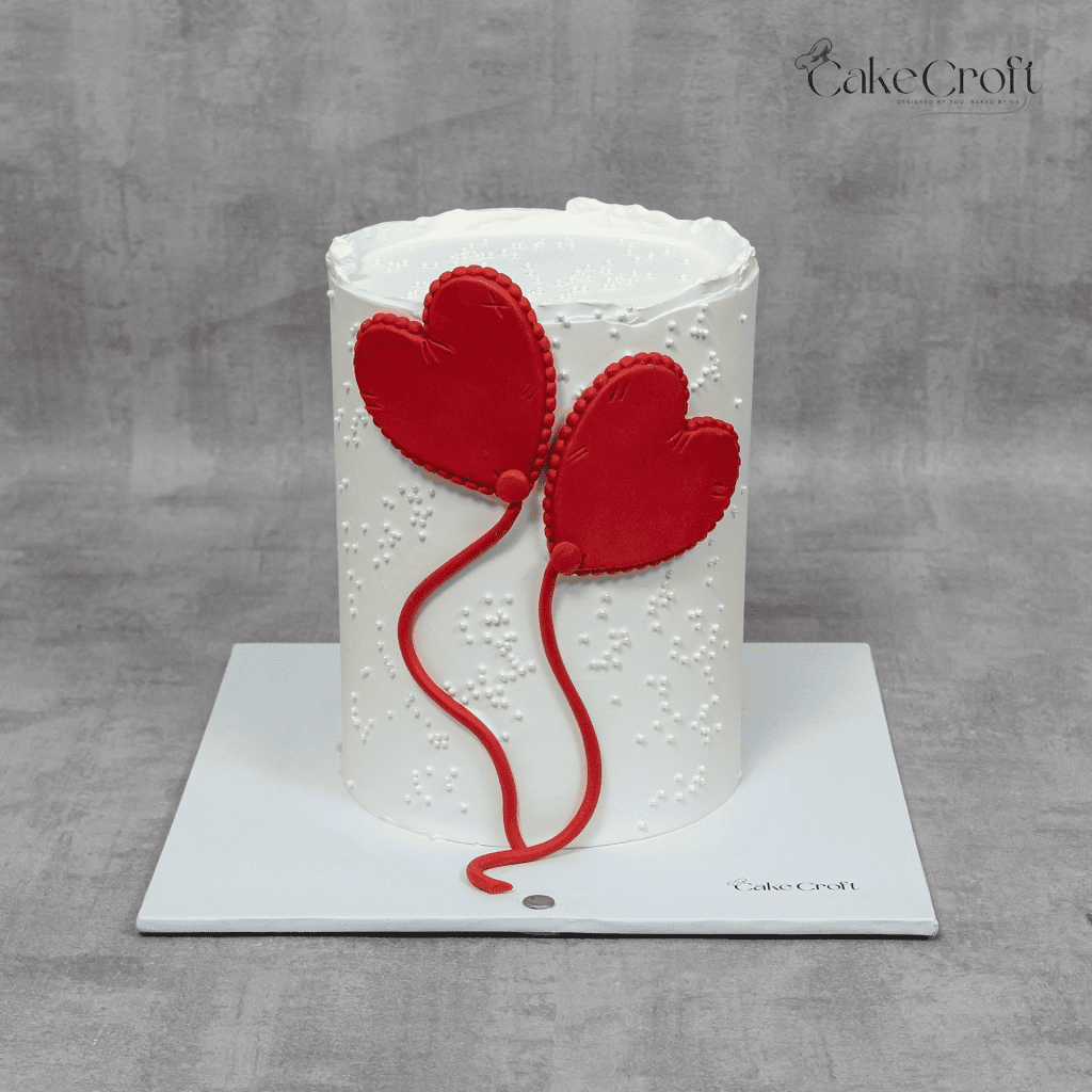 Minimalist Romance Cake - CakeCroft
