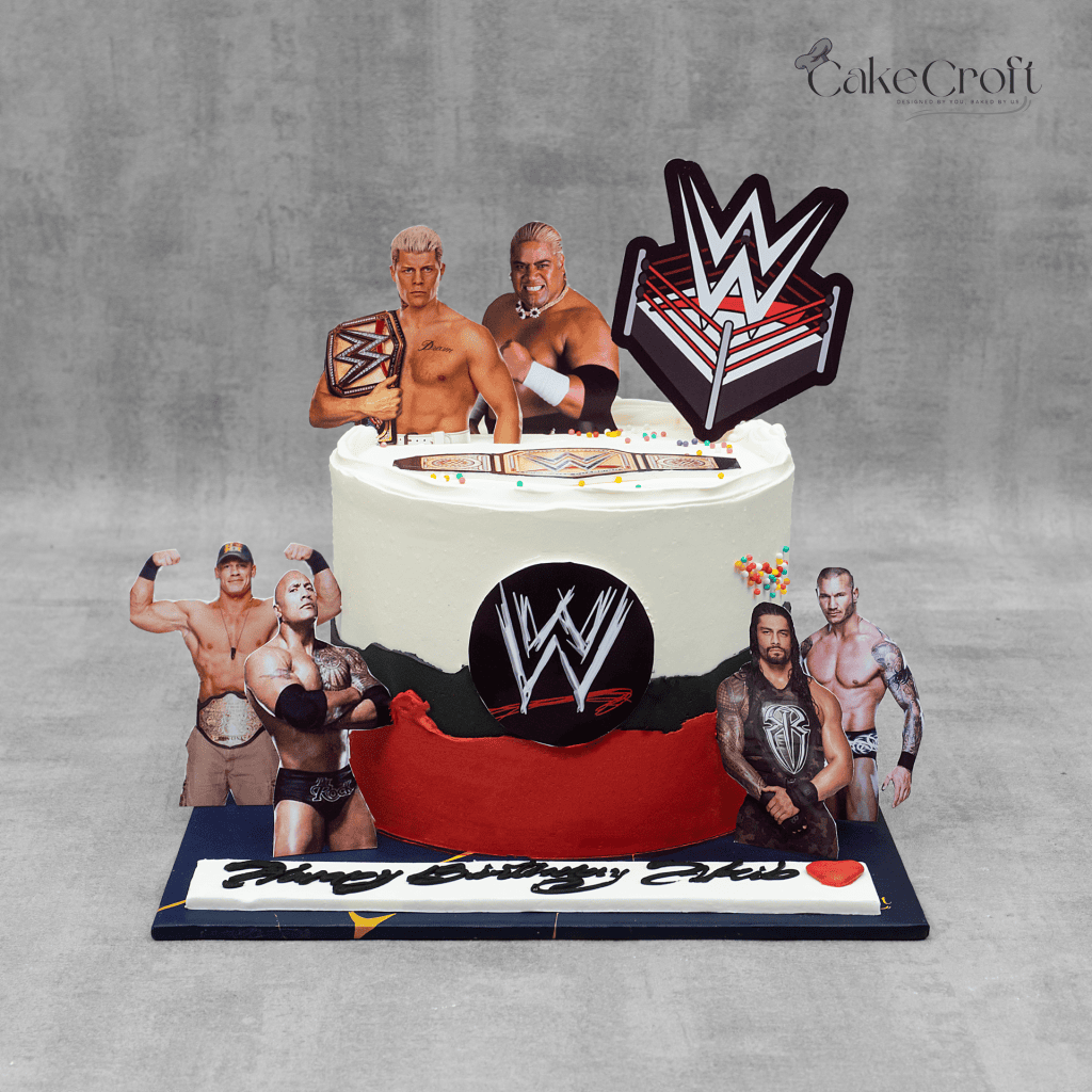 WWE Knockout Cake - CakeCroft