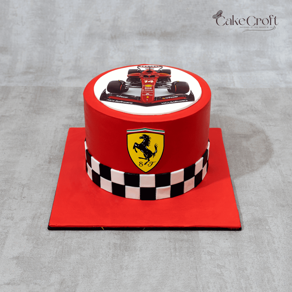 Ferrari F1 Racing Cake in Dhaka | Custom Design by CakeCroft
