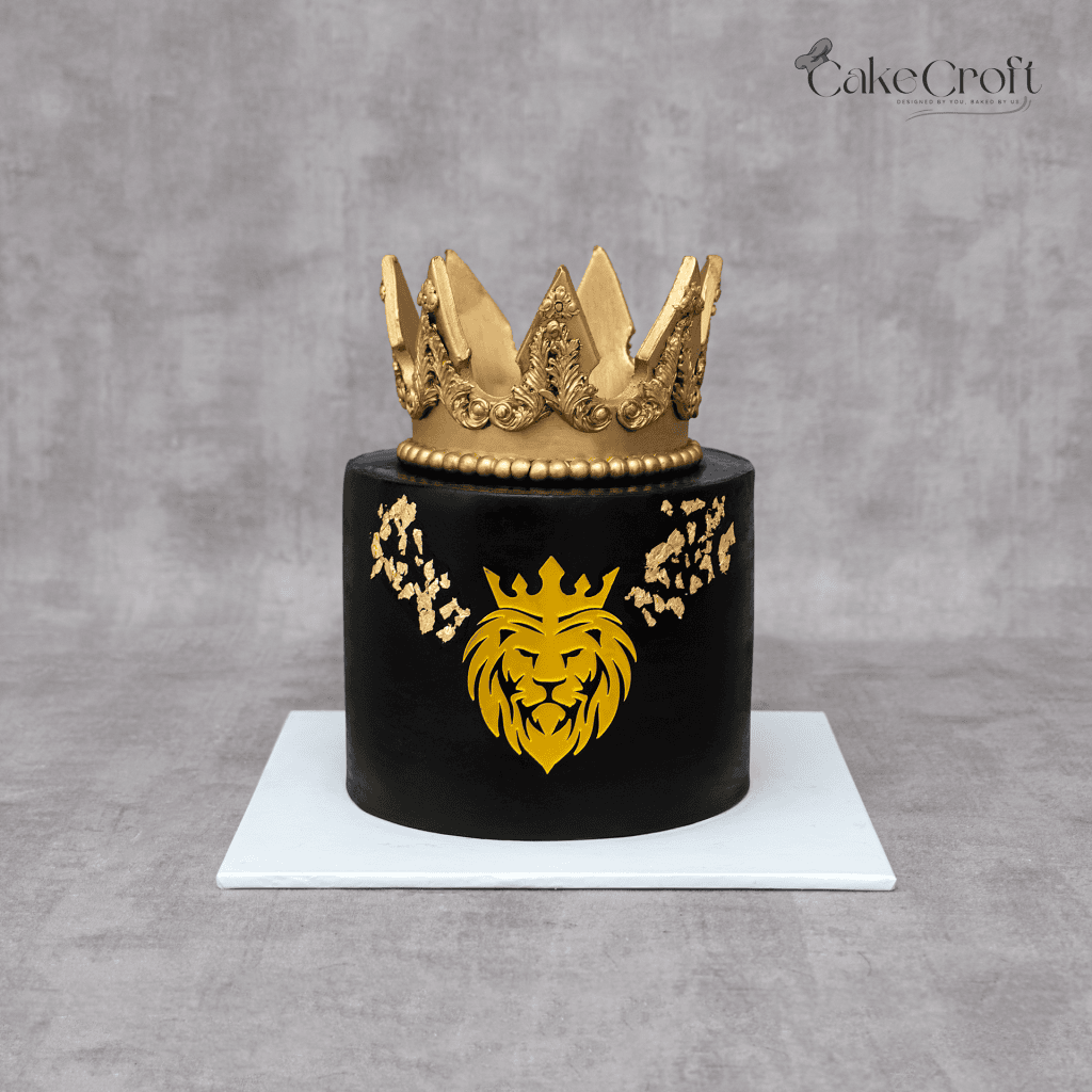 Royal Crown King Cake in Dhaka | Custom Design by CakeCroft